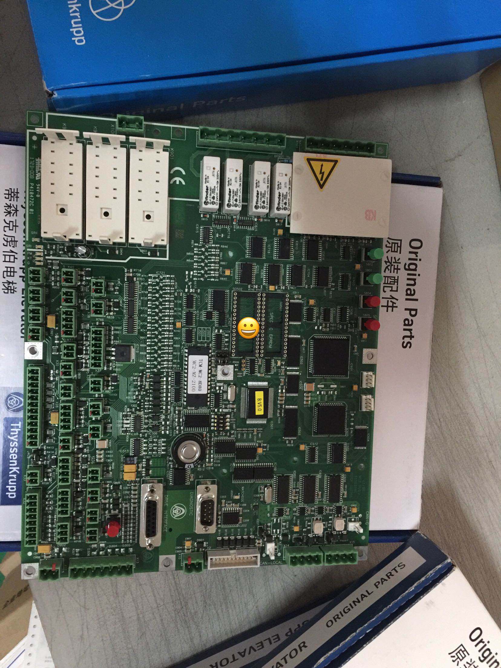 蒂森电梯主板TCM-MC2-8D80原厂MC2-MZ-2100正品MC2主板原厂原包装_虎窝淘