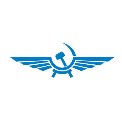 汽车贴纸反光镂空俄罗斯民航