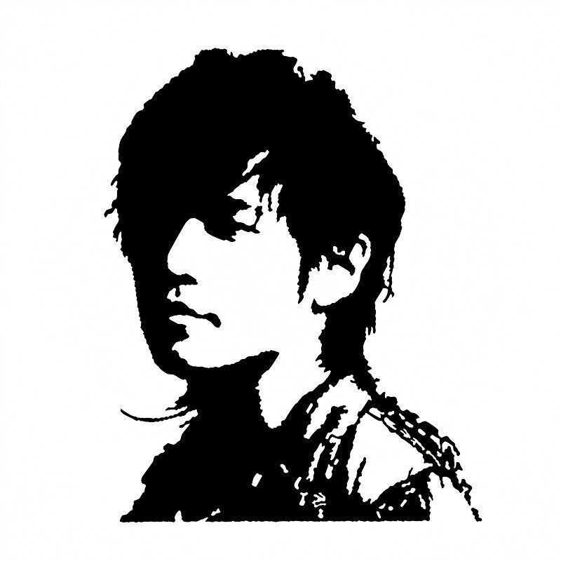 汽车反光贴纸台湾流行歌手音乐明星车身贴花585周杰伦JayChou周董