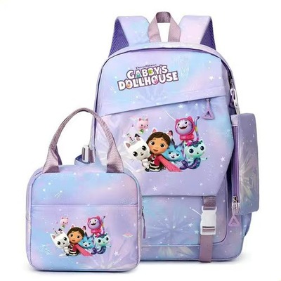 盖比的娃娃屋儿童休闲双肩背包中小学生书包户外旅行包餐包文具