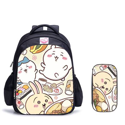 Chiikawa-乌萨奇-Usagi系列书日系可爱两件套-书包+笔袋