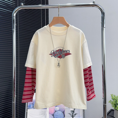 大E小e童装男童假两件T恤