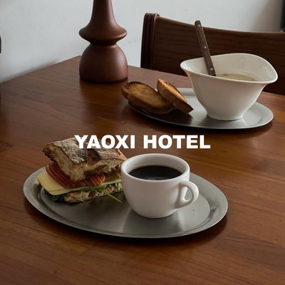 【厚切不卷边】工业风咖啡杯托盘