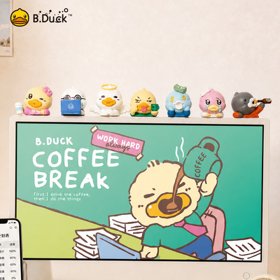 B.Duck小黄鸭卡通盲盒手办摆件