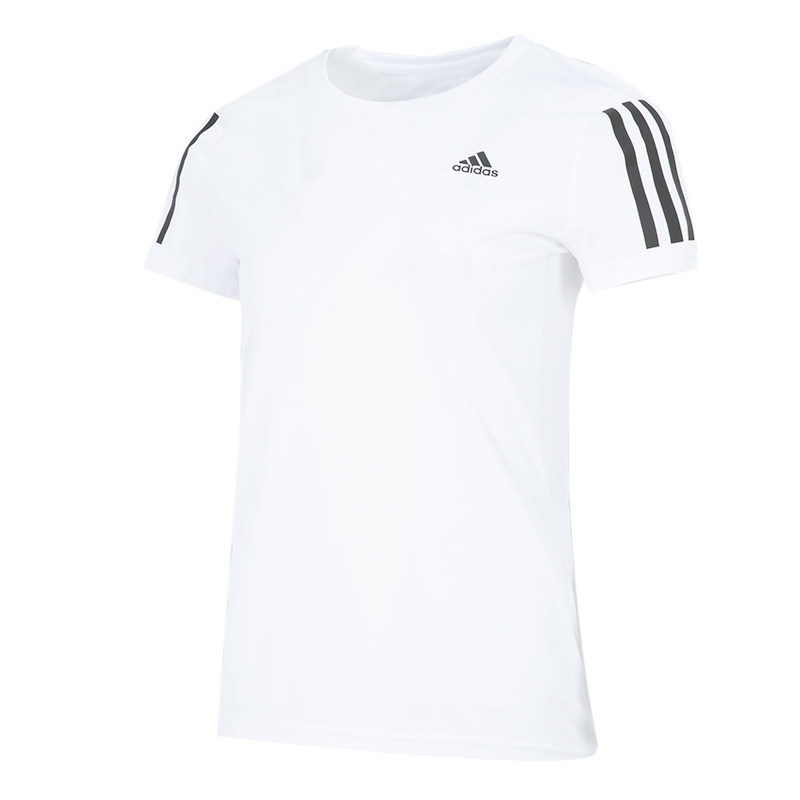 阿迪达斯短袖女T恤2022夏季新款白色半袖跑步训练服运动服HB9380_虎窝淘