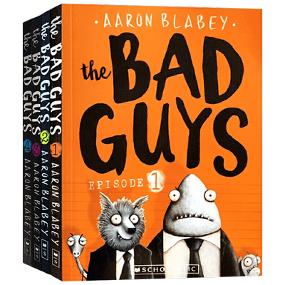 我是大坏蛋 THE BAD GUYS套装4册 英文原版