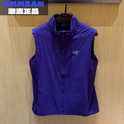 Arcteryx始祖鸟ATOM VEST女款户外户外保暖防泼水立领棉服马甲