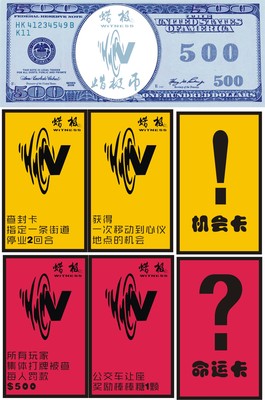 机会命运卡益智娱乐代金券游戏券