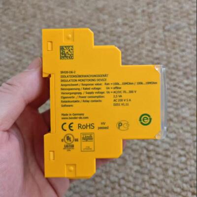 德国本德尔BENDER ISOMETER绝缘检测仪IR420-D6-2