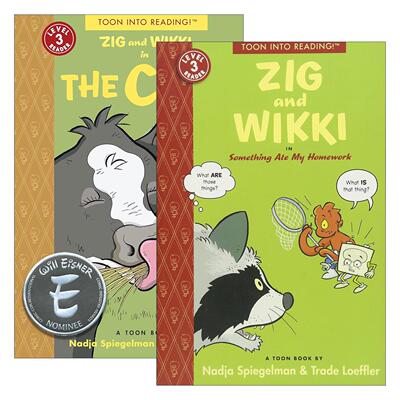 英文原版 TOON Level 3 Zig and Wikki系列2册 齐格和维基系列 儿童漫画绘本 Nadja Spiegelman 英文版 进口英语原版书籍