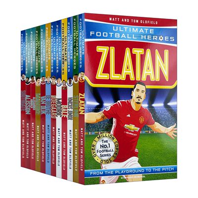 英文原版 Ultimate Football Heroes 超级足球明星人物传记 12册套装 英文版 进口英语原版书籍