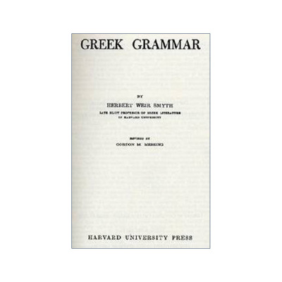英文原版 Greek Grammar 希腊语语法 精装 Herbert Weir Smyth 英文版 进口英语原版书籍