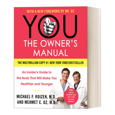 英文原版 YOU The Owner's Manual 身体使用手册 英文版 进口英语原版书籍
