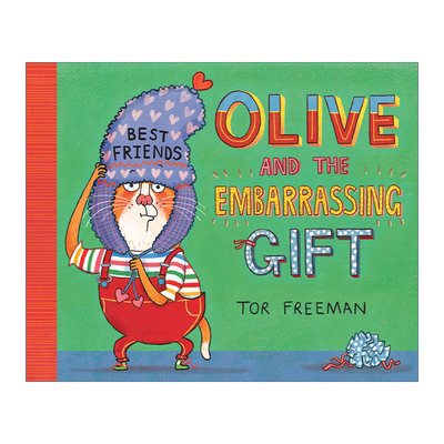 英文原版 Olive and the Embarrassing Gift 奥利弗和尴尬的礼物 儿童精装友谊绘本 Tor Freeman 英文版 进口英语原版书籍
