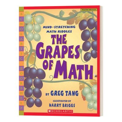 英文原版绘本 The Grapes of Math 数学葡萄 趣味小学数学绘本 英文版 进口英语原版书籍