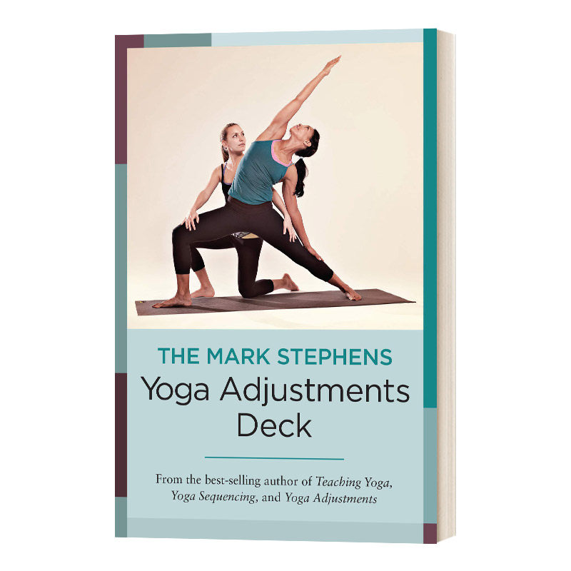 英文原版 The Mark Stephens Yoga Adjustments Deck 马克斯蒂芬斯瑜伽调整甲板 英文版 进口英语原版书籍 ...