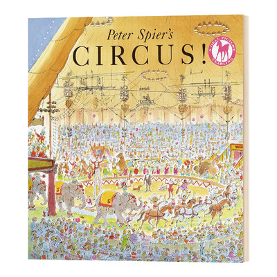 英文原版 Peter Spier'S Circus 彼得·施皮尔的马戏团 平装绘本 儿童马戏团知识科普 英文版 进口英语原版书籍