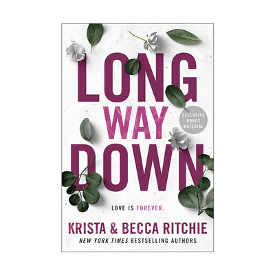 英文原版 Long Way Down 漫漫长路 浪漫小说 Krista Ritchie 英文版 进口英语原版书籍