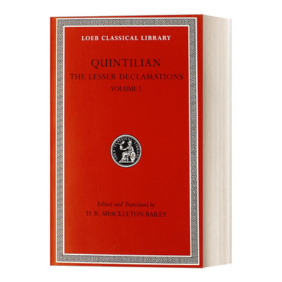 英文原版 The Lesser Declamations VolumeI 古罗马教育家Quintilian 次要演说 卷1 拉英对照版 洛布古典丛书 英文版 进口英语书籍