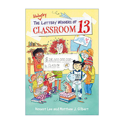 英文原版 The Unlucky Lottery Winners of Classroom 13 13号教室1 趣味幽默章节书 英文版 进口英语原版书籍