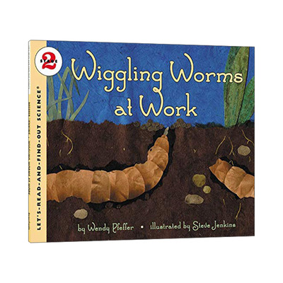 英文原版绘本 Let's Read and Find Out 2 Wiggling Worms at Work 自然科学启蒙 L2工作中的蠕虫 英文版 进口英语原版书籍