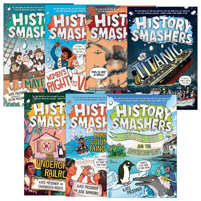 英文原版 History Smashers 历史粉碎机系列7册 儿童科普百科 Kate Messner 英文版 进口英语原版书籍