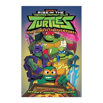 英文原版 Rise of the Teenage Mutant Ninja Turtles The Complete Adventures 忍者神龟的崛起 完整冒险漫画 进口英语原版书籍
