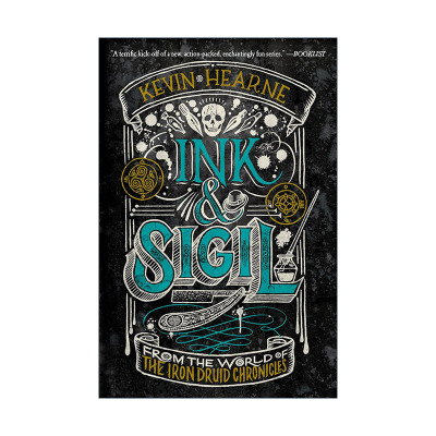 英文原版 Ink & Sigil 墨与印 来自钢铁德鲁伊编年史的世界 奇幻小说 Kevin Hearne英文版 进口英语原版书籍