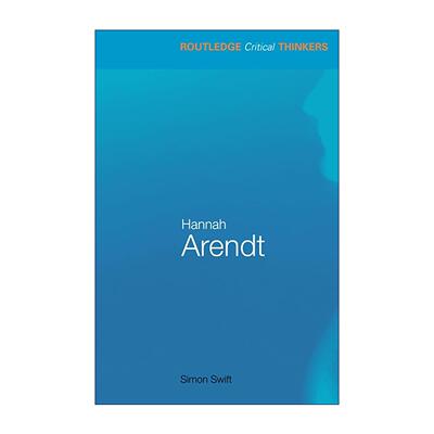 英文原版 Hannah Arendt 汉娜·阿伦特 Routledge思想家和思想导读系列 英文版 进口英语原版书籍
