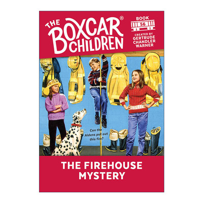 英文原版 #56 The Firehouse Mystery棚车少年56 英文版 进口英语原版书籍