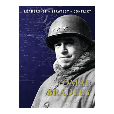 英文原版 Omar Bradley 历史上著名的指挥官系列 奥马尔·布莱德雷 插图历史 英文版 进口英语原版书籍