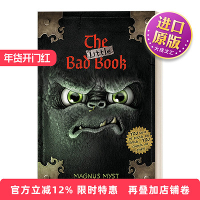 英文原版 The Little Bad Book #1 小坏书系列1 儿童怪异有趣故事少儿趣味插画精装绘本 Magnus Myst 英文版 进口英语原版书籍