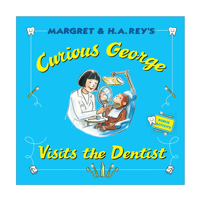 英文原版 Curious George Visits the Dentist 好奇猴乔治看牙医 儿童绘本 英文版 进口英语原版书籍
