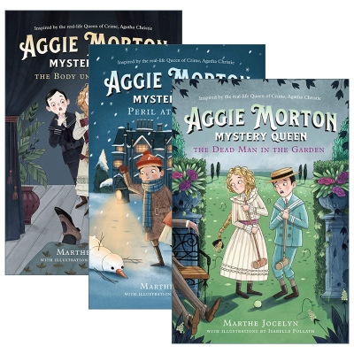 英文原版 Aggie Morton  Mystery Queen 谜案女王系列3册 儿童侦探推理小说 Marthe Jocelyn 英文版 进口英语原版书籍