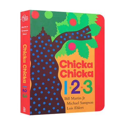 英文原版绘本 Chicka Chicka 1 2 3  叽喀叽喀 1 2 3 认识数字 纸板书 英文版 进口英语原版书籍