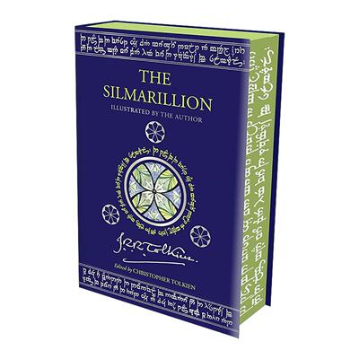 英文原版 The Silmarillion 精灵宝钻 精装插图刷边版 作者亲绘 英文版 进口英语原版书籍