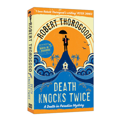 英文原版 A Death In Paradise Mystery 3 Death Knocks Twice 天堂岛疑云3 英国古典推理剧集番外小说  进口英语原版书籍