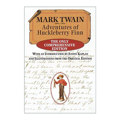 英文原版 The Adventures of Huckleberry Finn 哈克贝利·费恩历险记 完整综合版 马克·吐温 英文版 进口英语原版书籍
