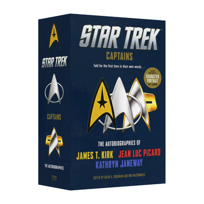 英文原版 Star Trek Captains - The Autobiographies 星际迷航 舰长传记 Kirk  Picard  Janeway 三册盒装 精装 英文版 进口书籍