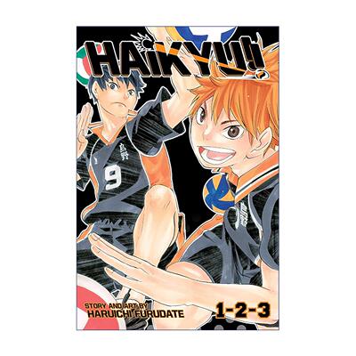 英文原版 Haikyu!! (3-in-1 Edition) Vol. 1 排球少年3合1卷一 英文版 进口英语原版书籍