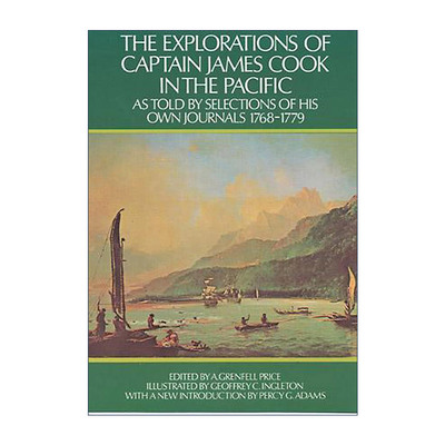 英文原版 The Explorations of Captain James Cook in the Pacific 库克船长太平洋探险记 本人日记选编 英文版 进口英语原版书籍