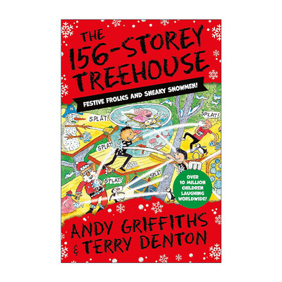 英文原版 The 156-Storey Treehouse 小屁孩树屋历险记 156层树屋故事 英文版 进口英语原版书籍