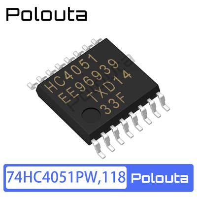 74HC4051PW,118 TSSOP-16 8通道模拟多路复用器/分解器 Polouta