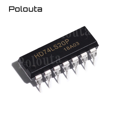 HD74LS20P 74LS20 双4输入与门芯片 直插DIP14 POLOUTA