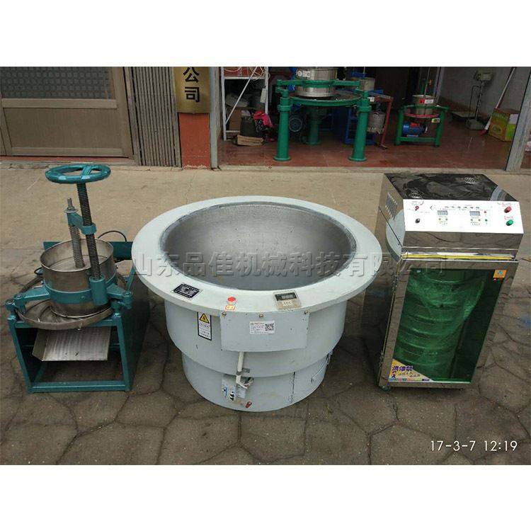 电热型滚筒茶叶杀青机 手工杀青抓条电炒锅 小型制茶全套设备