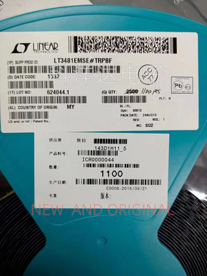 LT3481EMSE#TRPBF LT3481EMSE#PBF 丝印LTBVT MSOP10 稳压器芯片