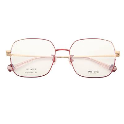 近视镜架PORTS全框钛女