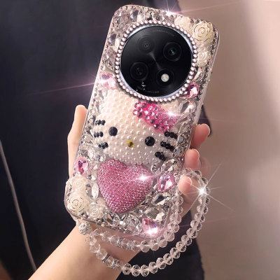 高端满钻镶钻适用OPPOA5Pro手机壳女款A9硬壳A2m防摔K1/2025年A2网红A1透明R11s小众A57 全包A3新品A83保护套