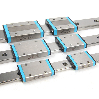 源头厂货台湾WGJM24C不锈钢滑轨可替代IKO自润滑MLF宽幅上银MGW12
