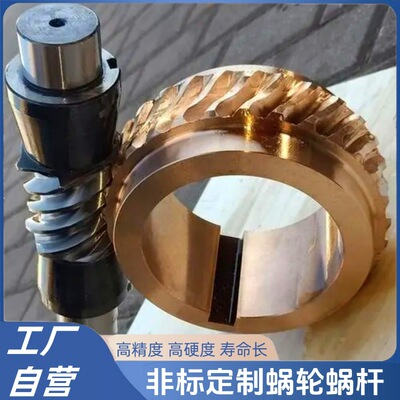 工厂加工减速机蜗轮蜗杆大传动比涡轮蜗杆1模1.5模2模2.5模3模4模